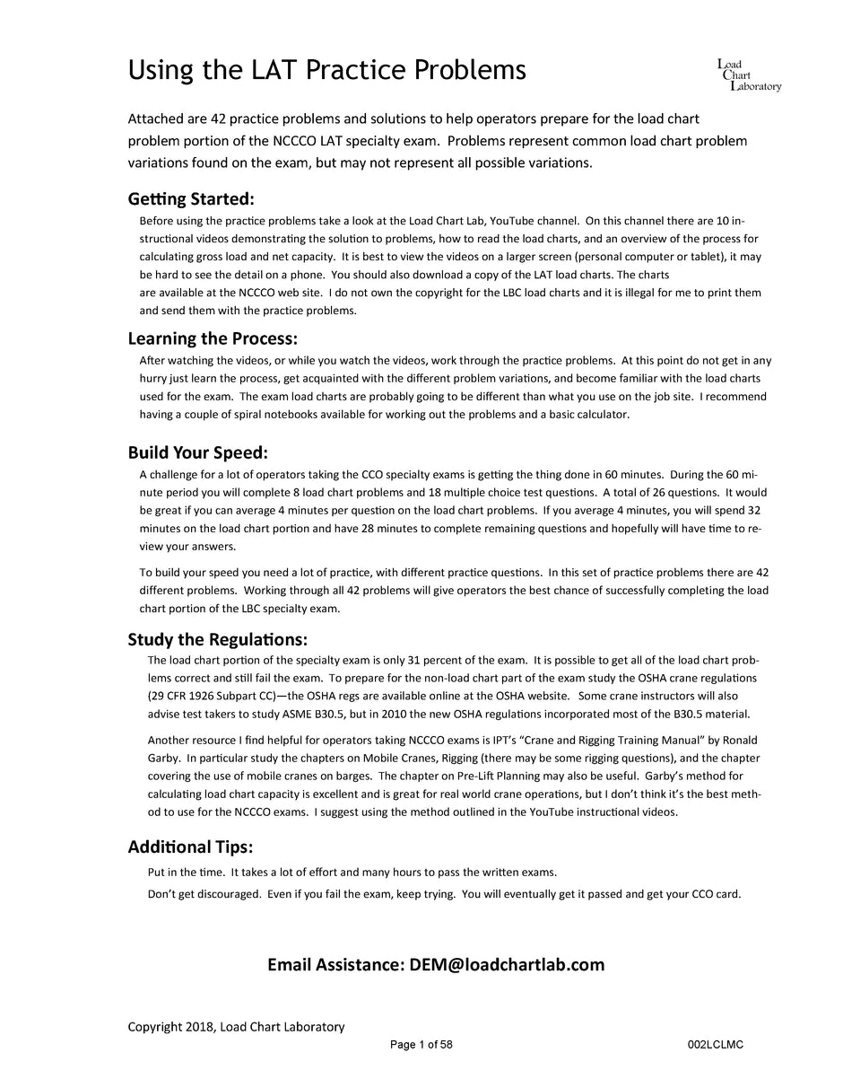 Load Chart Laboratory